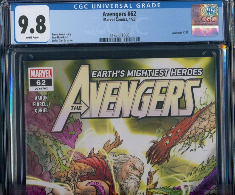 Avengers #62 CGC 9.8 Origin of Marvel's History Featuring Agamotto ...