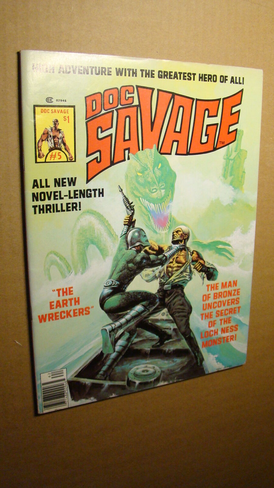 DOC Savage 5 *High Grade* the MAN of Bronze Scarce Curtis Pulp KEN Barr ...