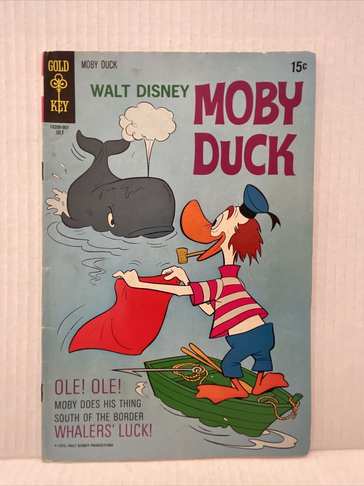 Walt Disney’s Moby Duck #10 1969 Gold Key | Comic Books - Bronze Age ...