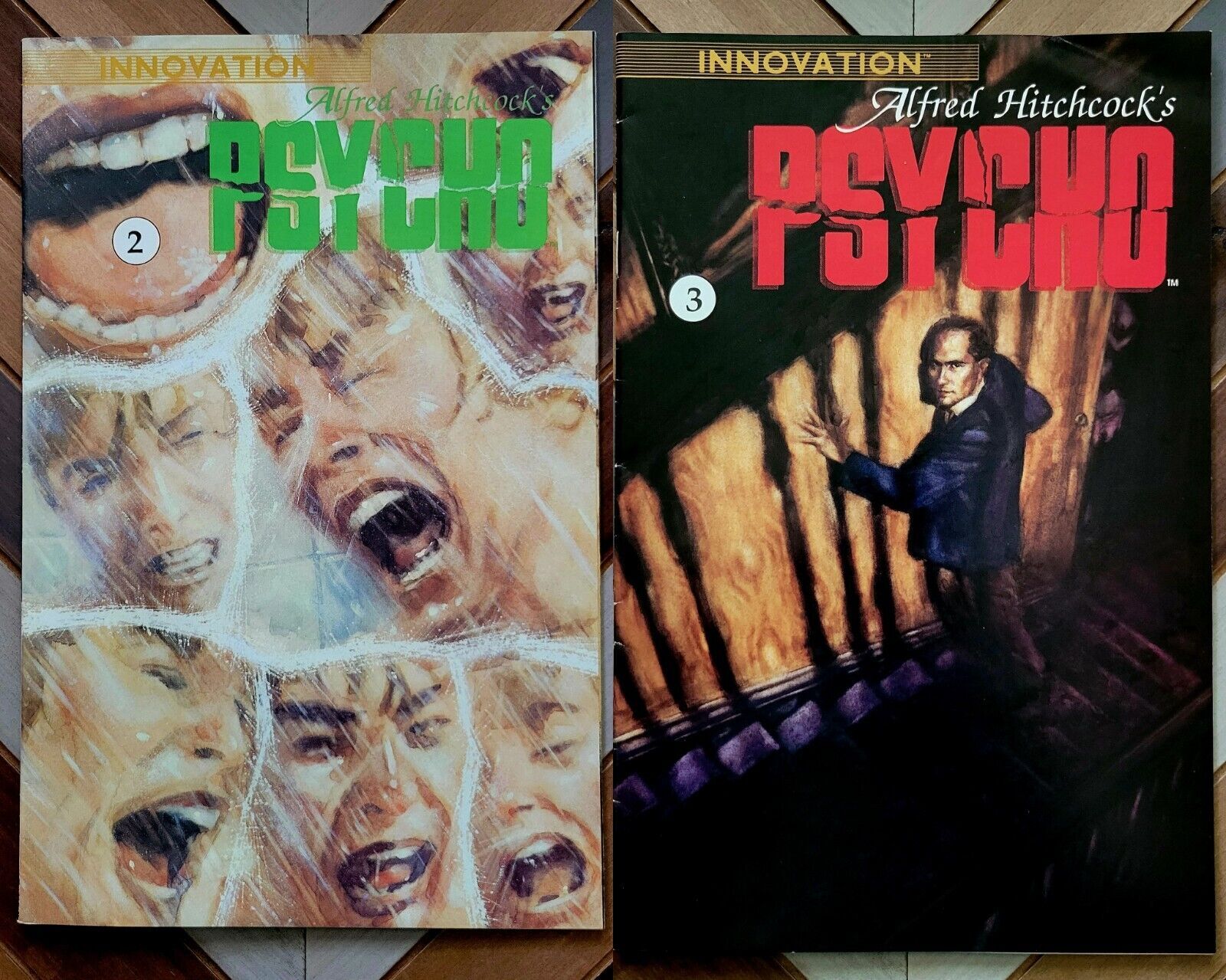 Alfred Hitchcock's PSYCHO #2-3 (Innovation 1992) Final 2 Issues ...
