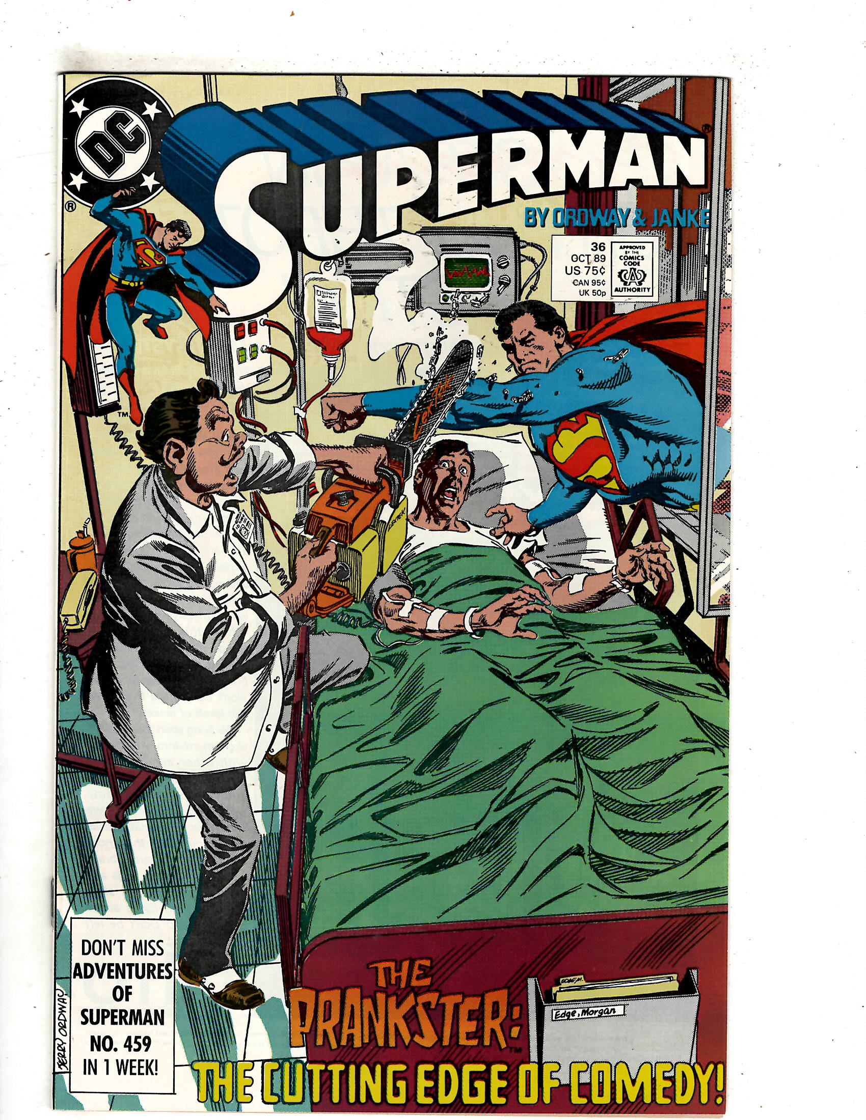 Superman #36 (1989) DC Comic Superman OF8 | Comic Books - Copper Age ...