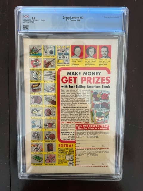 Green Lantern #43 (1966) - CGC 8.5!!! FLASH | Comic Books - Silver Age ...