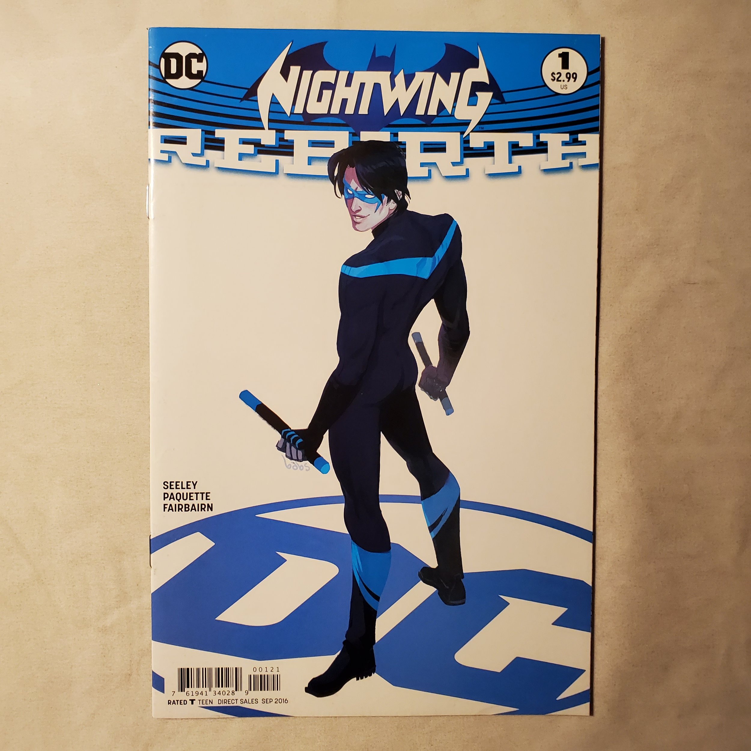 Nightwing Rebirth 1 Very Fine- Cover by Babs Tarr | Comic Books ...