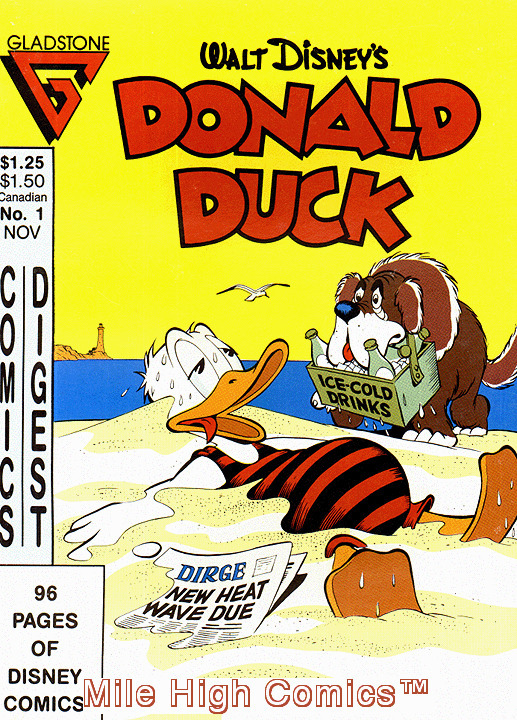 DONALD DUCK COMICS DIGEST (1986 Series) #1 Very Fine Comics Book ...