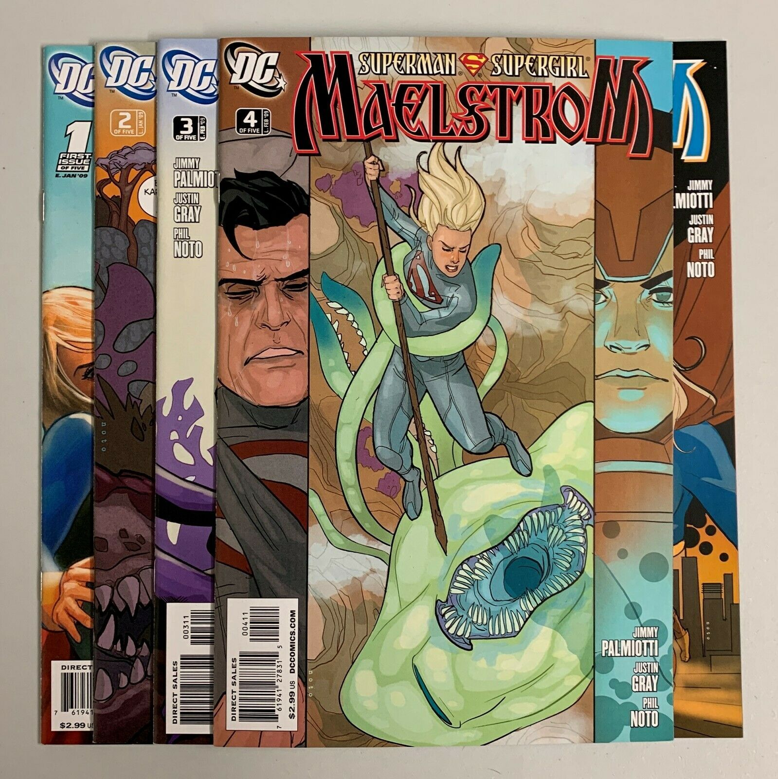 Superman Supergirl Maelstrom #1-5 Set (DC 2008) 1 2 3 4 5 Jimmy ...