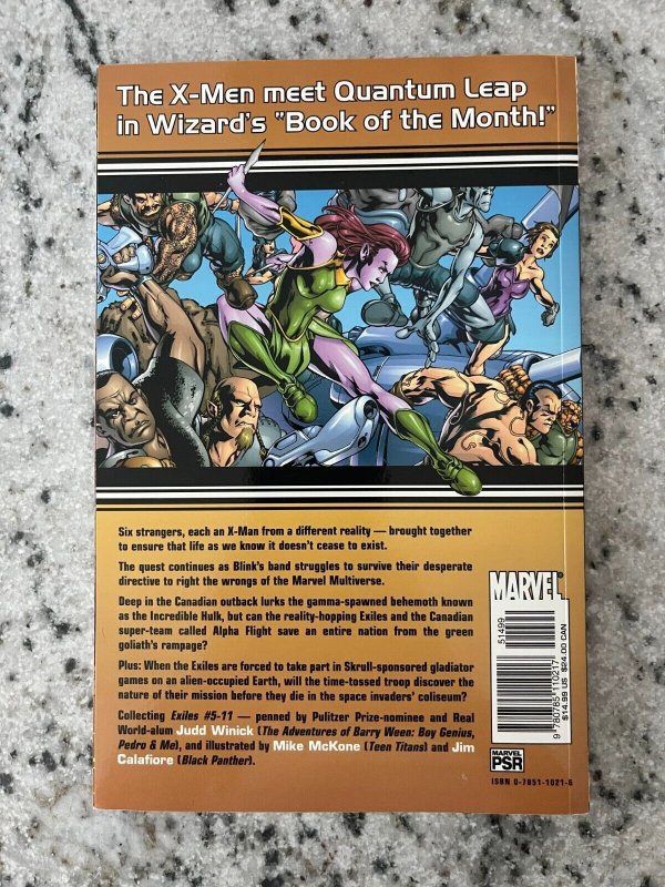 Exiles Vol. # 2 A World Apart Marvel Comics TPB Graphic Novel Comic ...