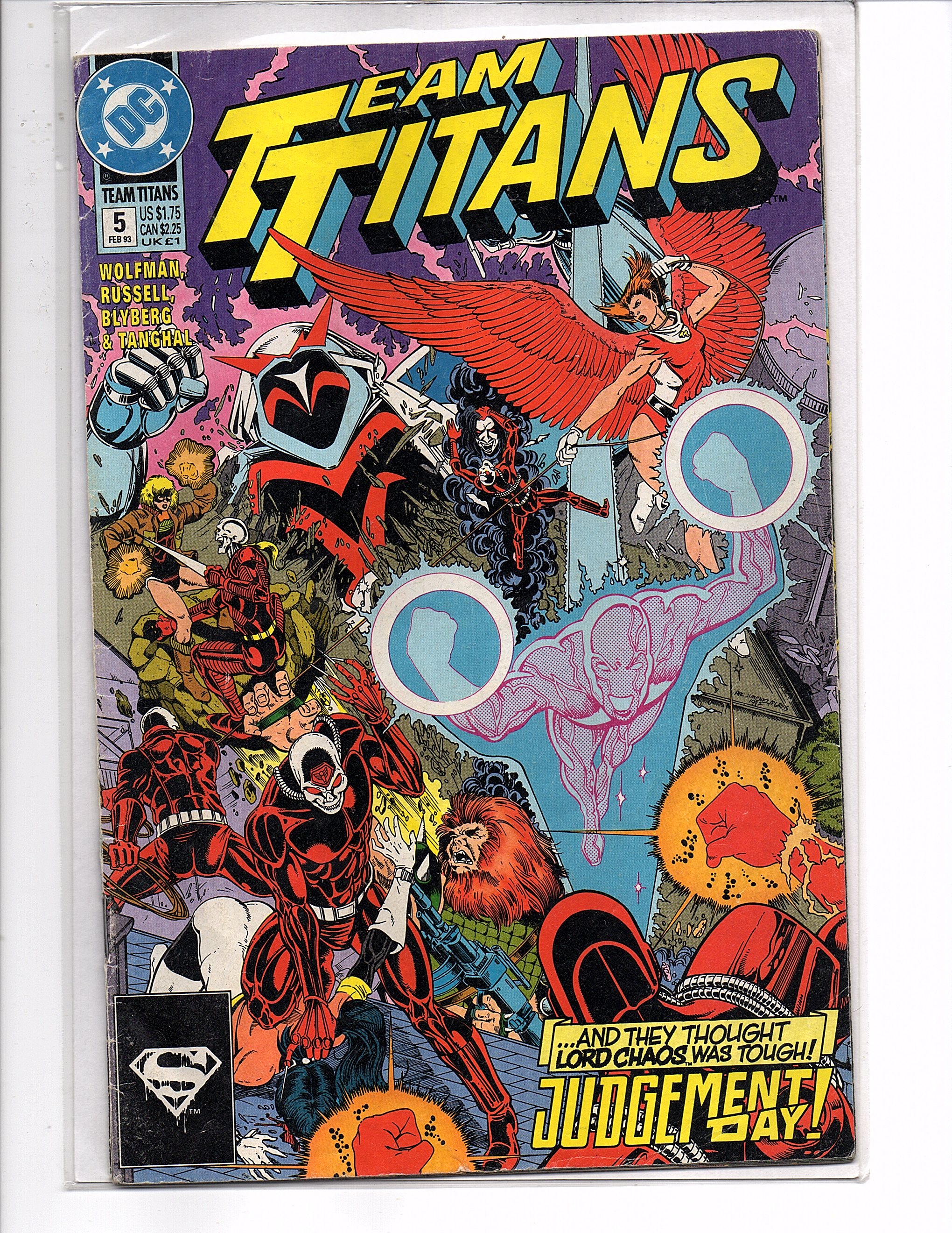 DC Comics Team Titans (1993) #5 Marv Wolfman Story Phil Jimenez Cover ...