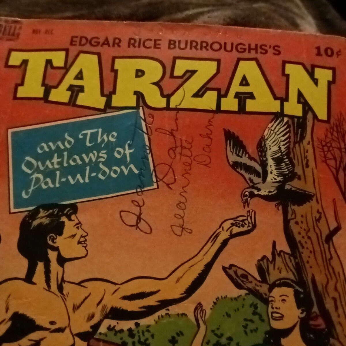 Tarzan #6 First Appearance Tantor the Elephant Dell Golden-Age 1948 ...