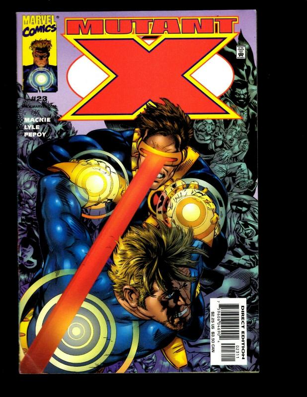 Lot Of 10 Mutant X Marvel Comics # 23 24 26 27 28 29 30 31 Annual '99 ...