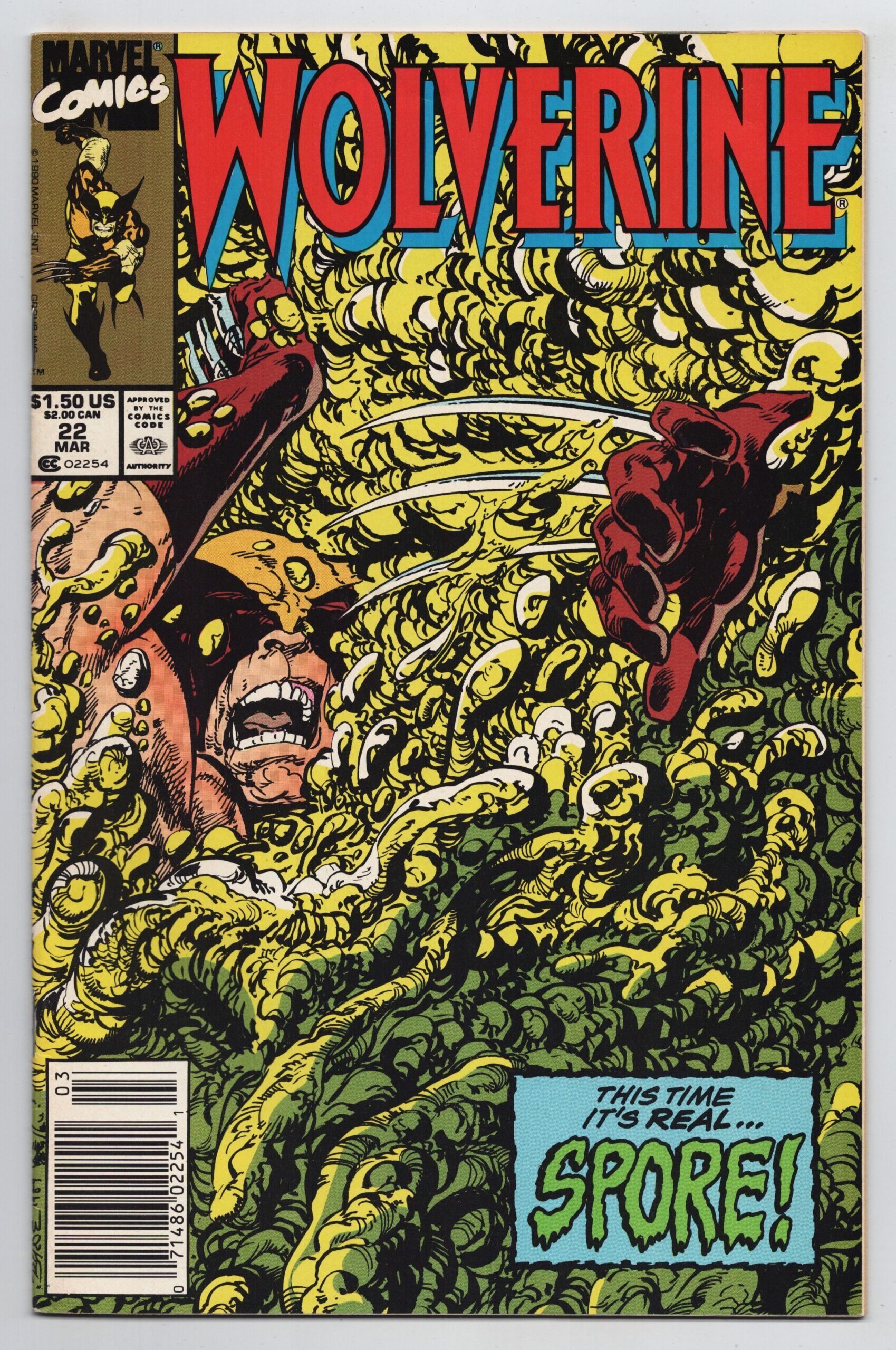Wolverine #22 Roughouse | Spore (Marvel, 1990) FN | Comic Books ...