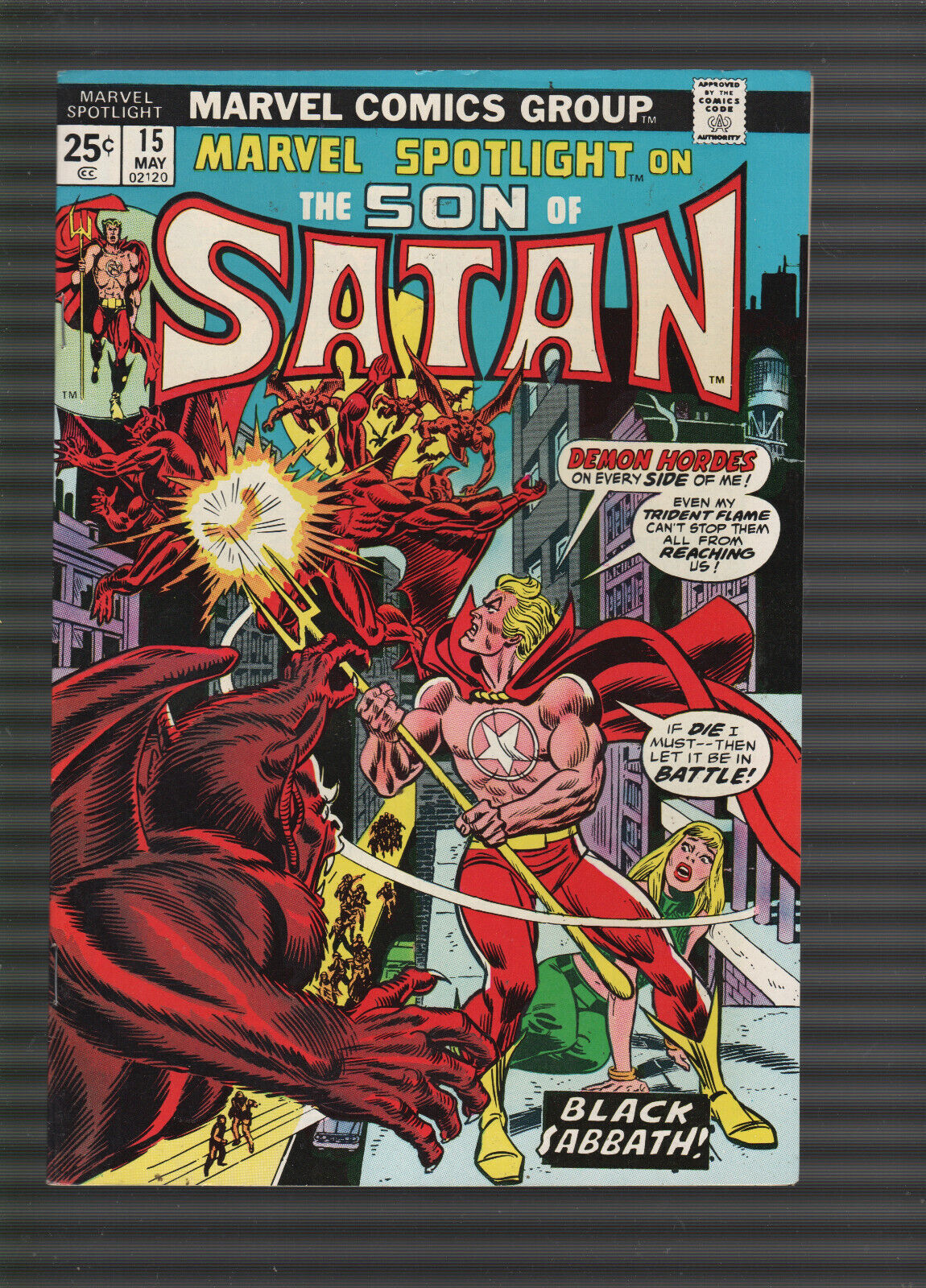 Marvel Spotlight-Son of Satan #15 vf/nm | Comic Books - Bronze Age ...