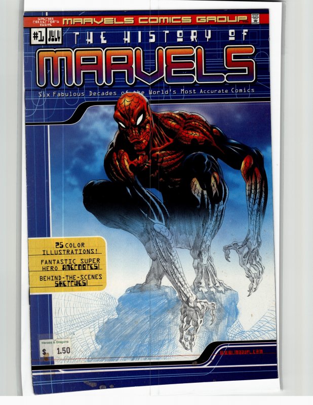 The History of Marvels Comics (2000) Spider-Man | Comic Books - Modern ...