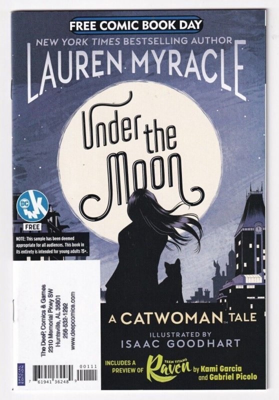 Under The Moon Catwoman Free Comic Book Day FCBD May 2019 DC Ink Lauren ...