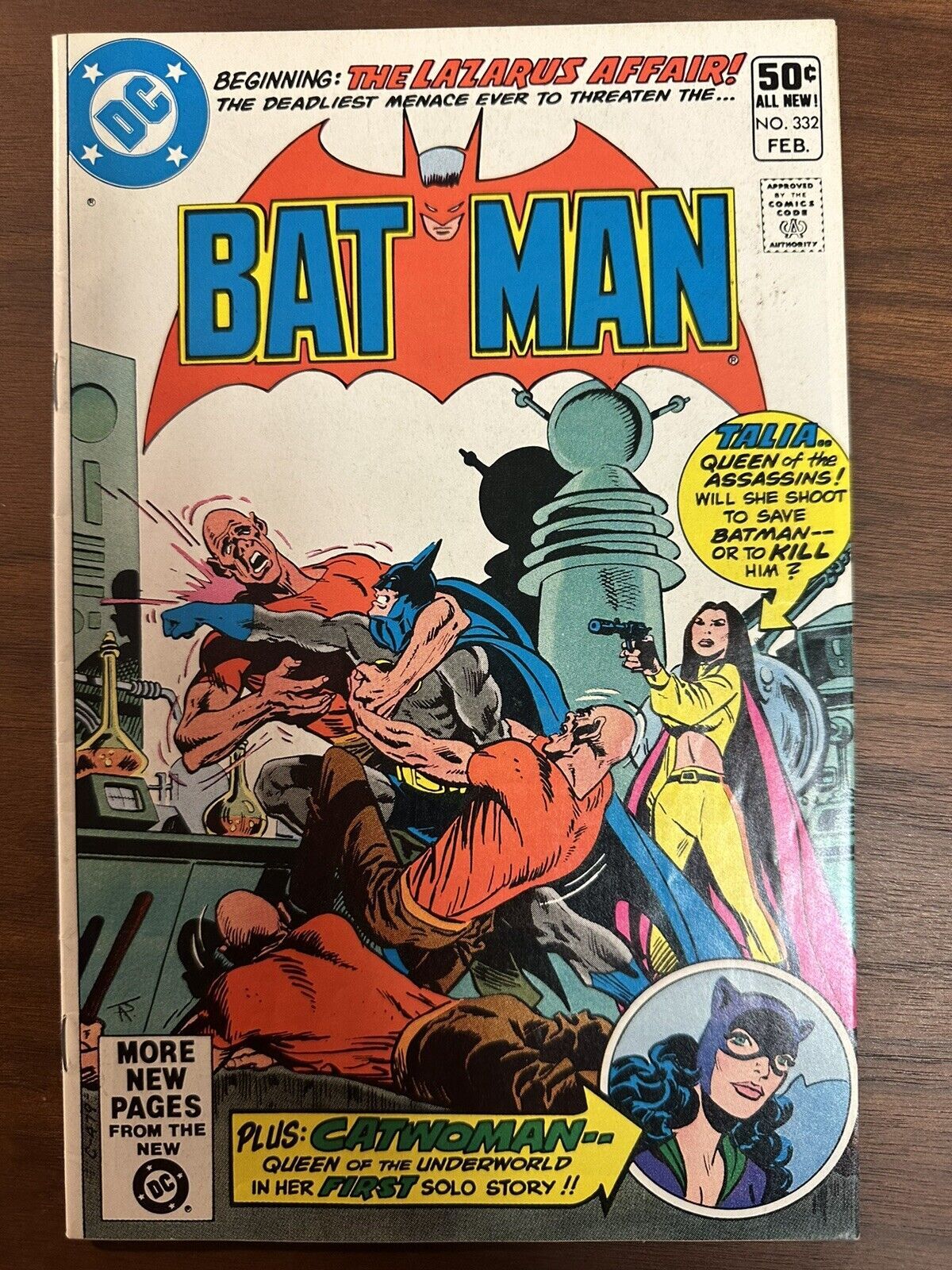 Batman #332 FN/VF 1st Solo Catwoman Story “Cats Paw!”(DC 1981) | Comic ...