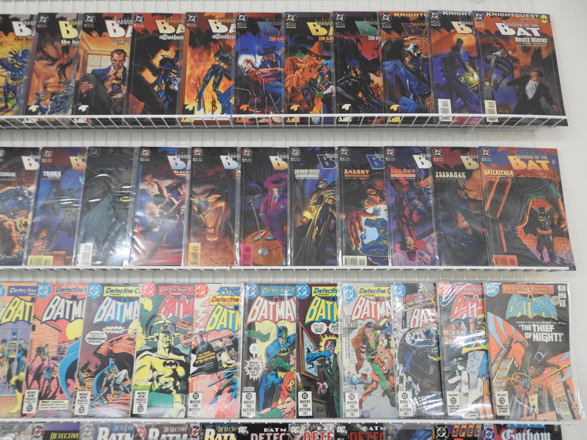 Huge Lot 160+ Comics W/ Shadow of The Bat, Batman, Spider-Man+ Avg VF ...