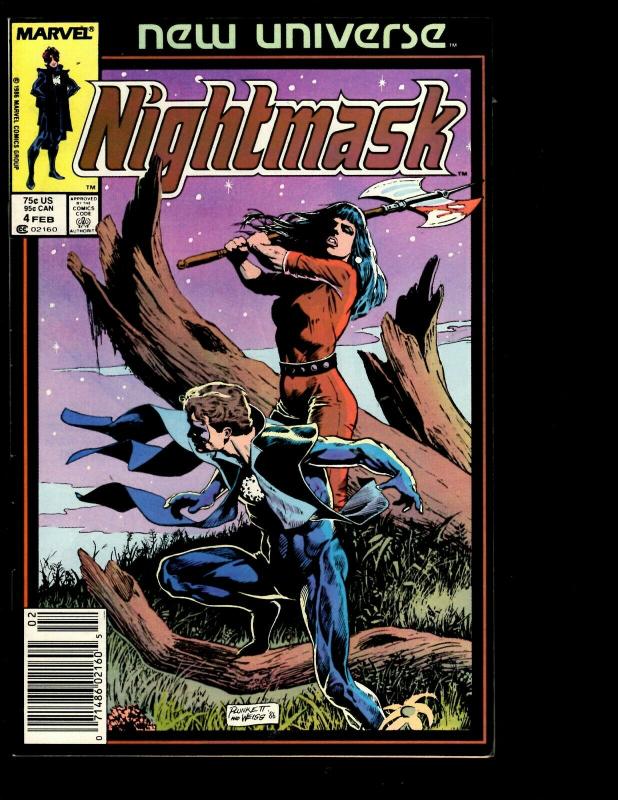Lot Of 12 Marvel Comics Nightmask # 1 2 3 4 5 7 9 10 11 12 Merc # 3 4 ...