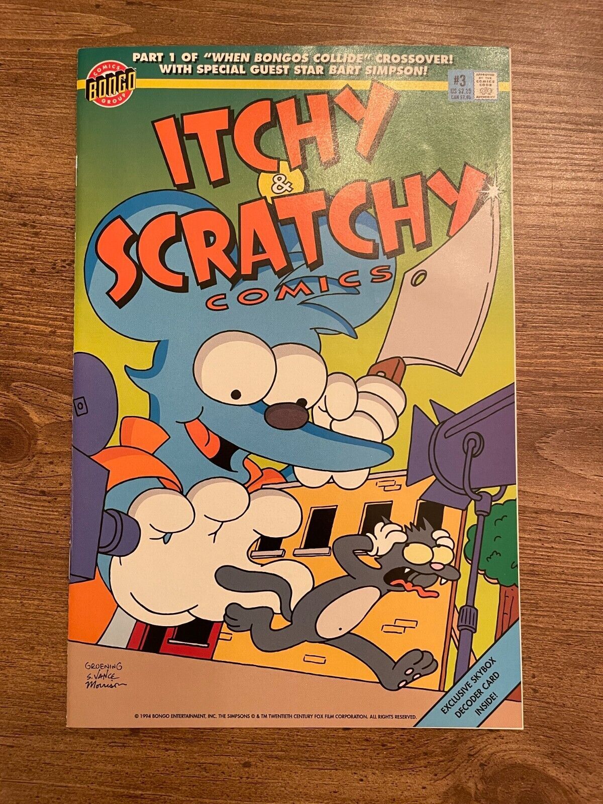 Itchy & Scratchy # 3 NM Bongo Simpsons Comic Book Homer Bart Lisa ...