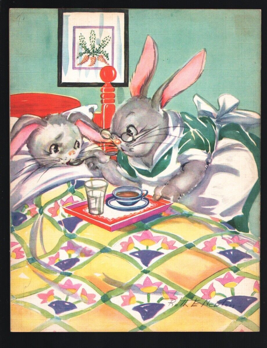 Peter Rabbit #936 1938-by Ruth E. Newton-Comic style art on every page ...