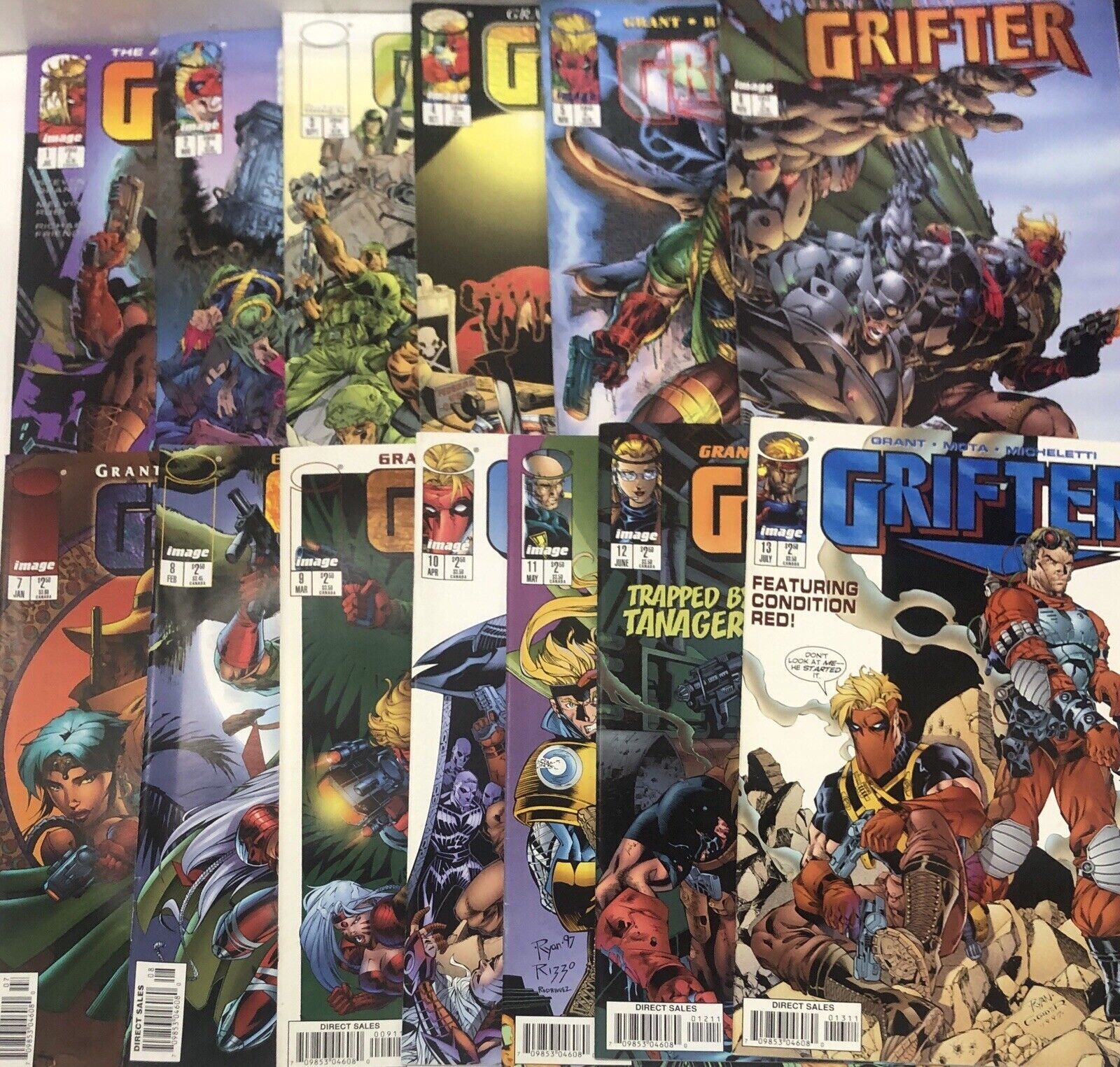 Grifter (1996) Set Issue # 1-13 Image Comics • Jim Lee • Brandon Choi • Gorder | Comic Books ...
