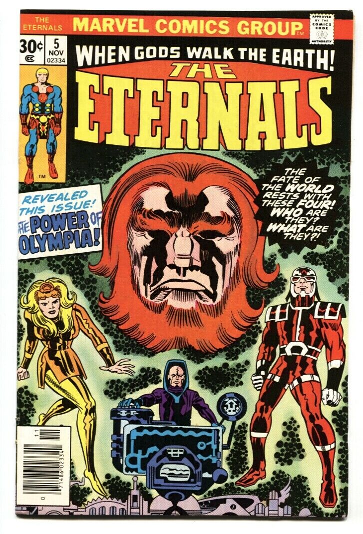 THE ETERNALS #5 1976-1st Domo, Makkari, Thena, Zuras Marvel VF | Comic ...