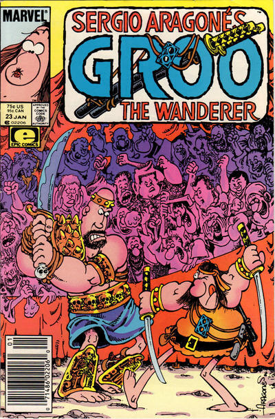 Groo the Wanderer #23 (Newsstand) FN ; Epic | Sergio Aragones | Comic ...