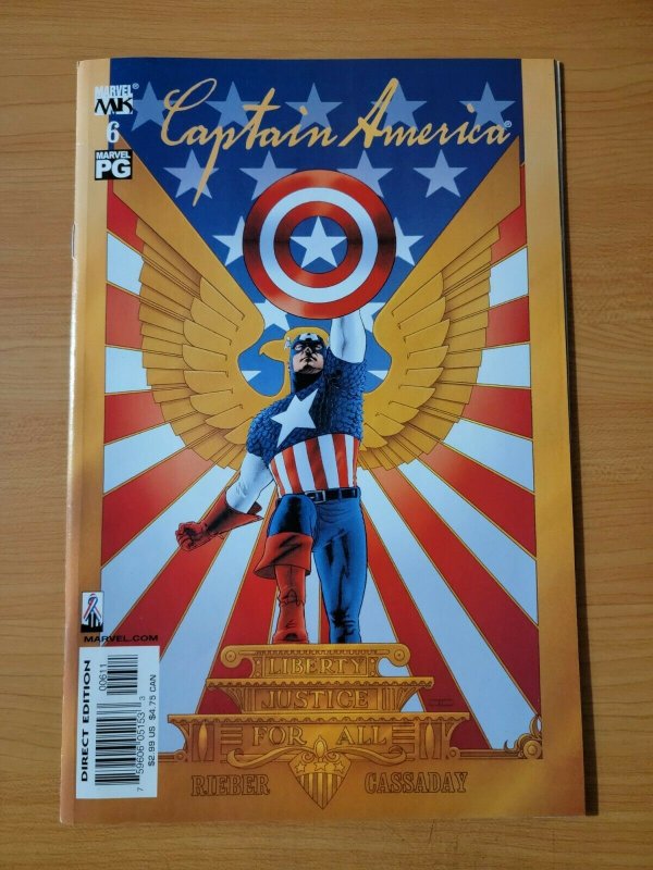Captain America #6 ~ NEAR MINT NM ~ 2002 MARVEL COMICS | Comic Books ...