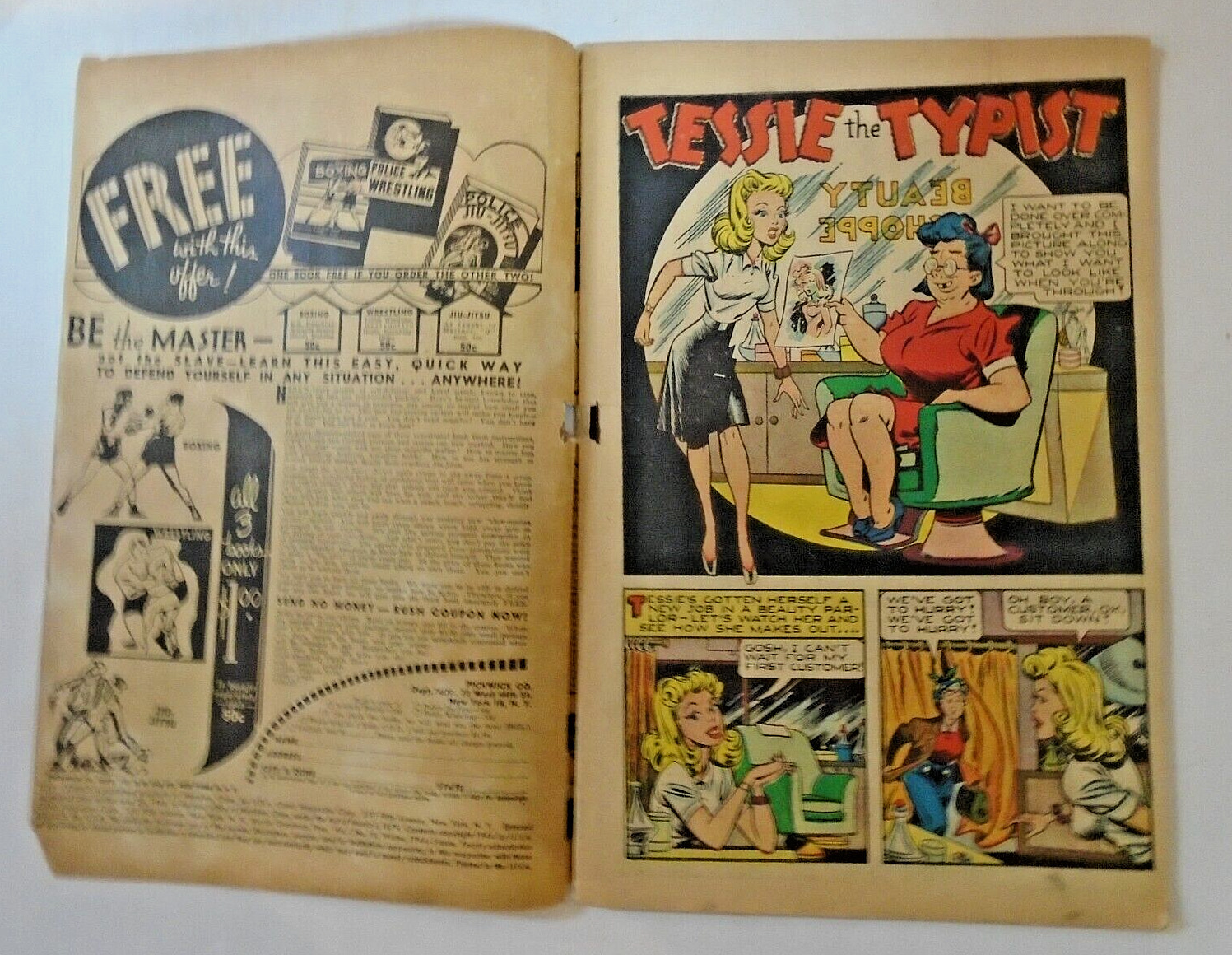 Gay Comics (1944, Timely) #19vg+; Wolverton's Powerhouse Pepper ...