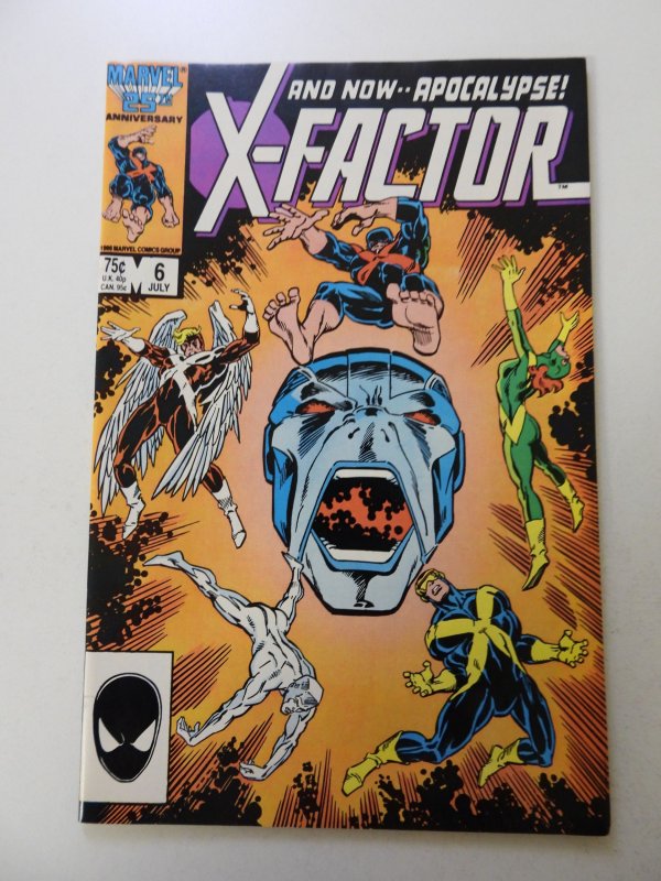 X-Factor #6 (1986) 1st full appearance of Apocalypse NM- condition ...