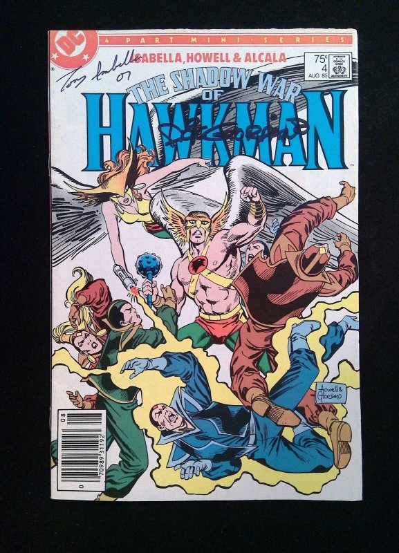 Shadow War Of Hawkman #4 DC 1985 VF- NEWSSTAND SIGNED BY ISABELLA ...