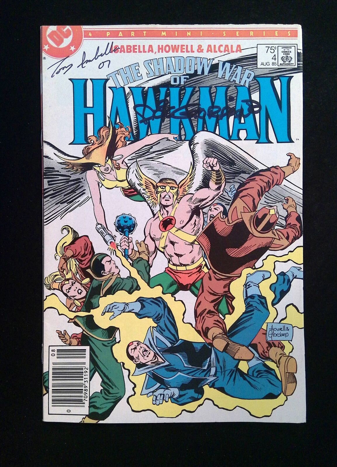 Shadow War Of Hawkman #4 DC 1985 VF- NEWSSTAND SIGNED BY ISABELLA ...