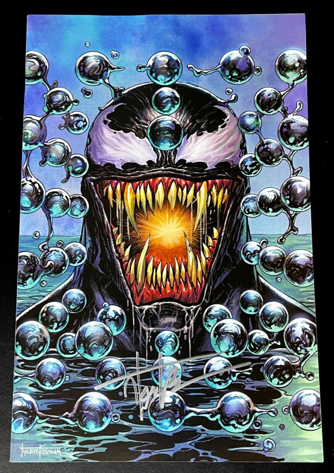 Venom #8 Whatnot Exclusive Virgin Variant (2022) Signed by Tyler ...