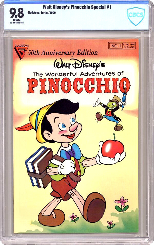 Walt Disney's Pinocchio Special #1 Gladstone 1990 CBCS 9.8 | Comic ...