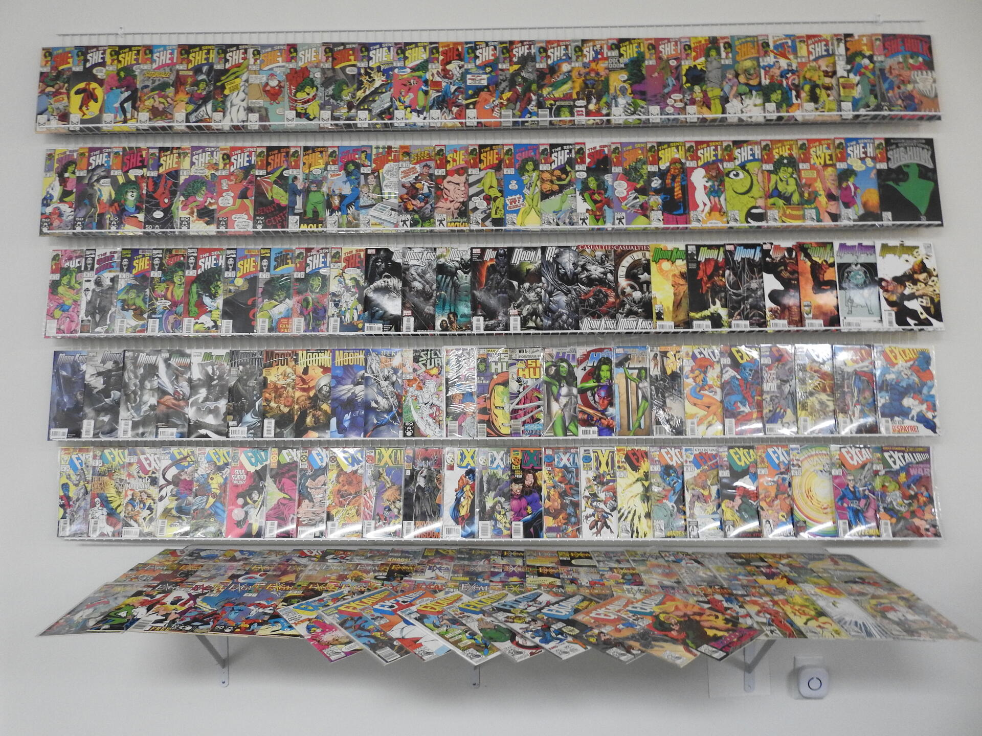 Huge Lot 180+ Comics W/ She-Hulk, Moon Knight, Excalibur+ Avg VF ...