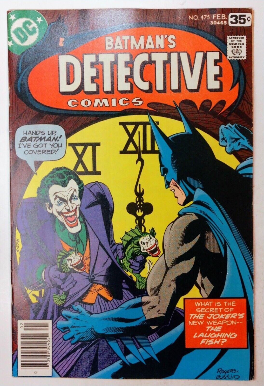 Detective Comics #475, Classic story titled "The Laughing Fish" | Comic ...