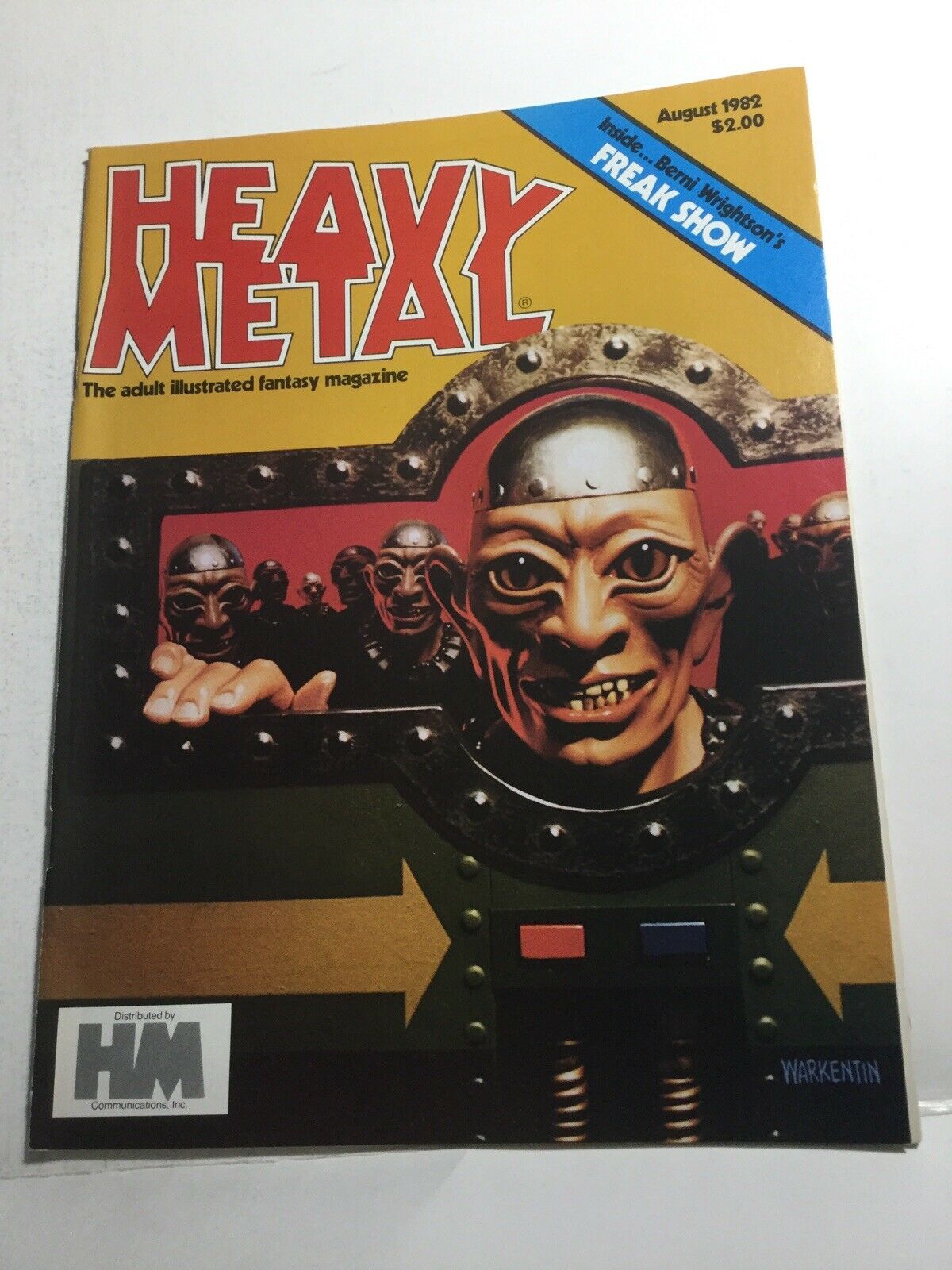 Heavy Metal August 1982 Nm- Near Mint- 9.2 Magazine | Comic ...