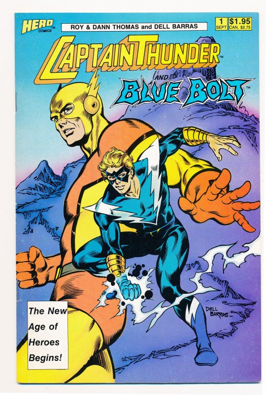 Captain Thunder and Blue Bolt (1987 Hero) #1 VF | Comic Books - Copper ...