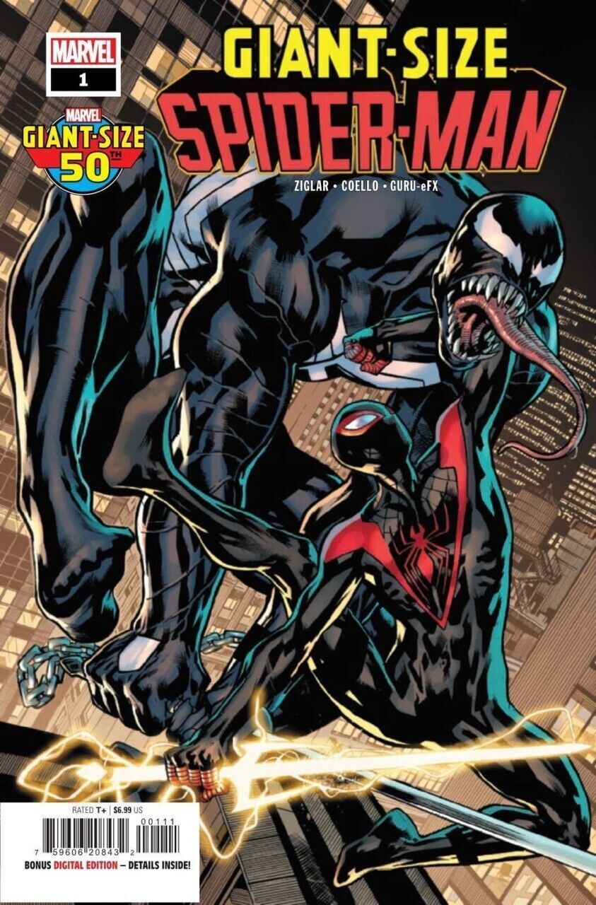 Giant-Size Spider-Man (2024) #1 NM Bryan Hitch Cover Miles Morales ...