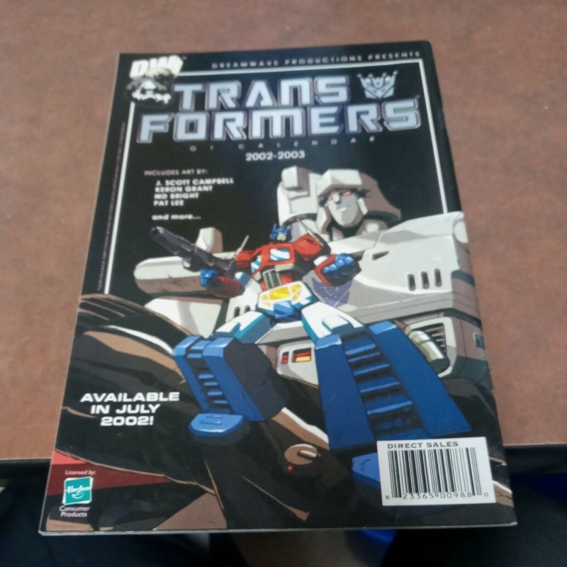 Transformers generation Comics Preview 1 2 Variant 3 2002 Dreamworks ...