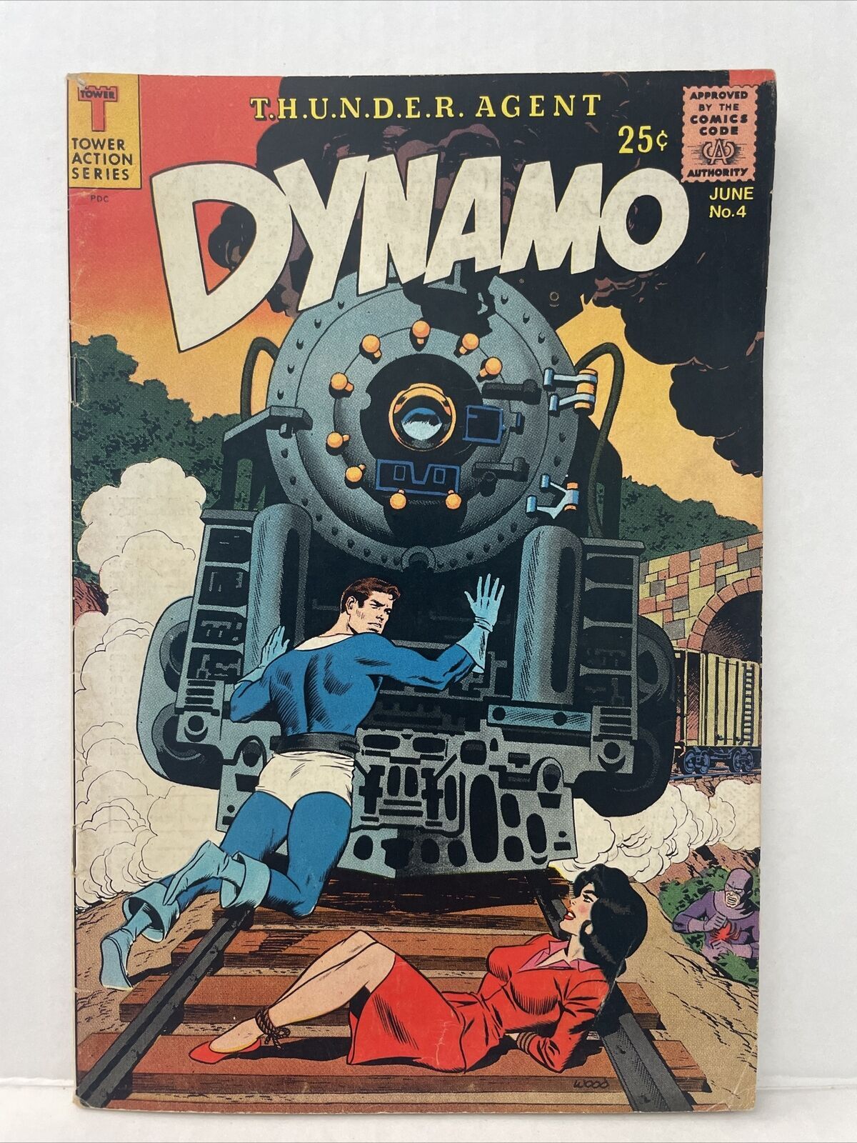 Dynamo #4 1967 Tower Comics Wally Wood Art | Comic Books - Silver Age ...