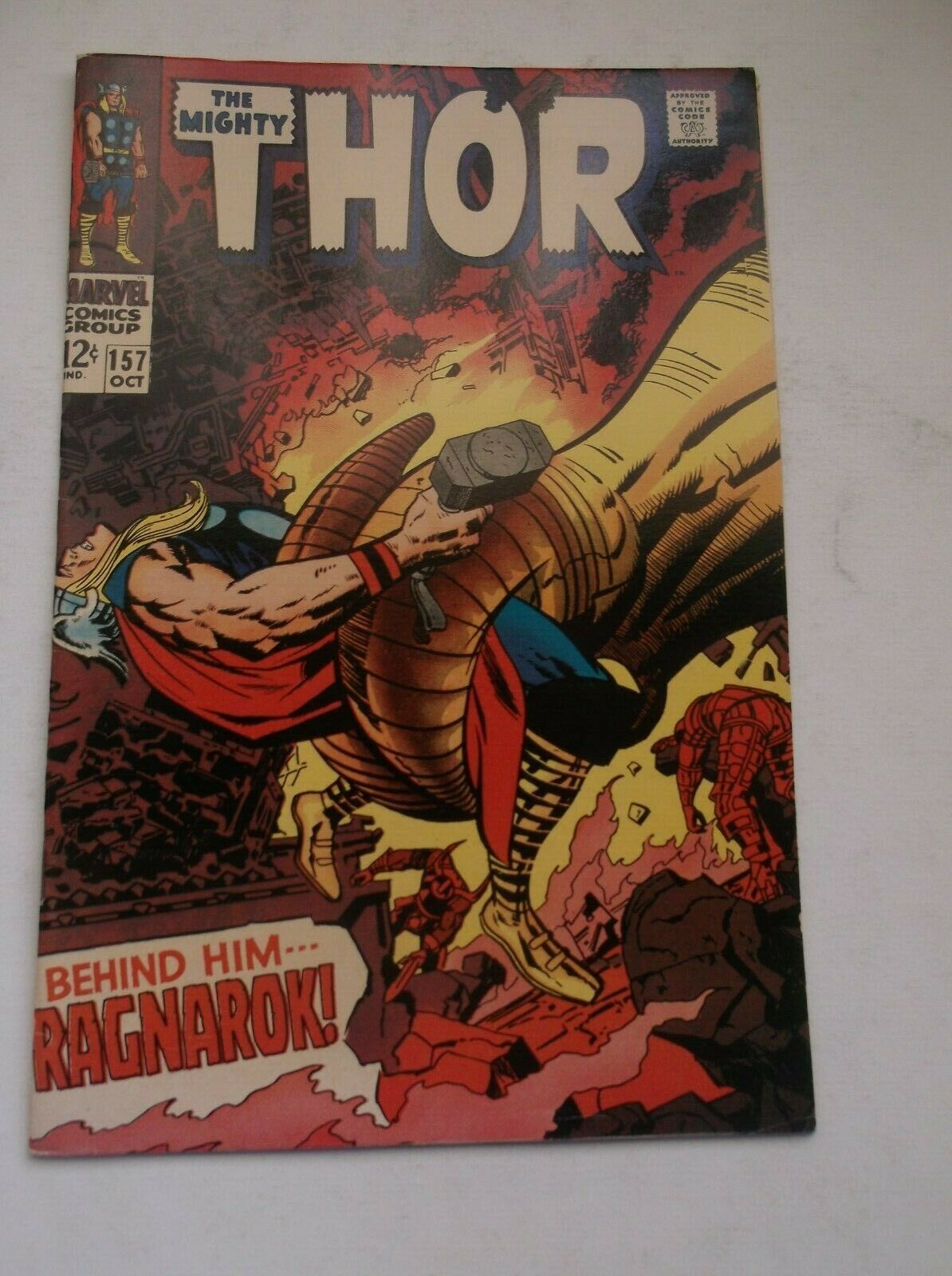 Marvel: the Mighty Thor #157, "Behind HIM...Ragnarok!", Mangog App ...