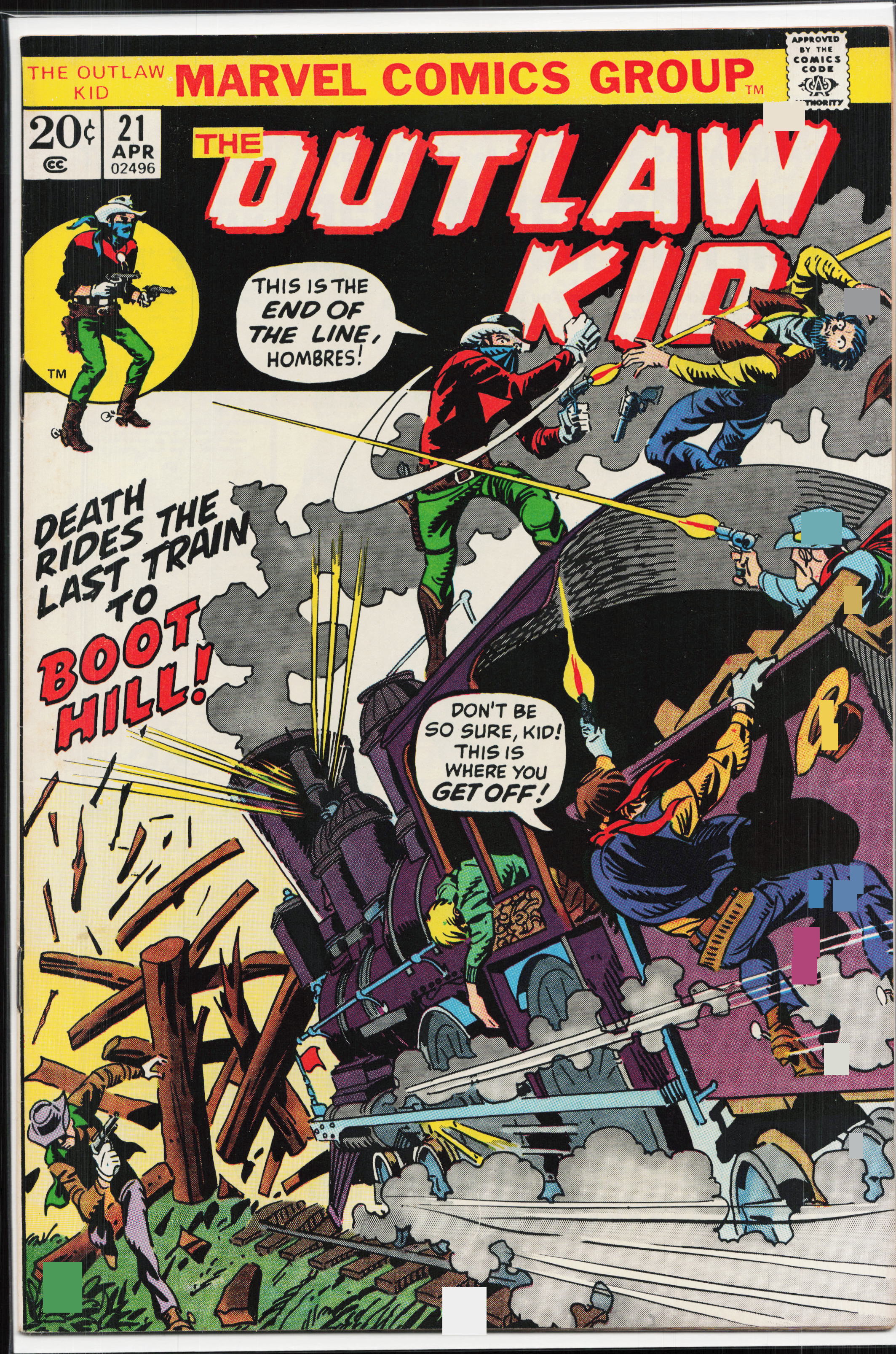 The Outlaw Kid #21 (1974) The Outlaw Kid | Comic Books - Bronze Age ...