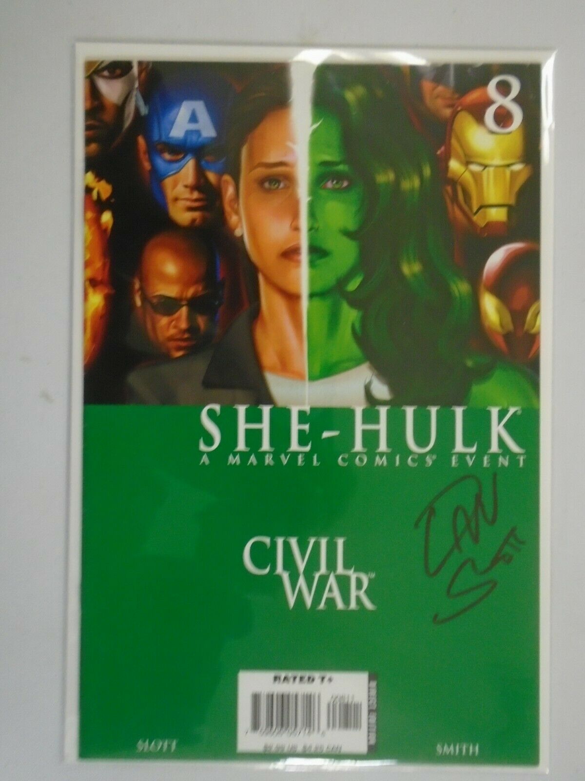 She-Hulk #8 Signed by Dan Slott 6.0 FN (2006 2nd Series) | Comic Books ...
