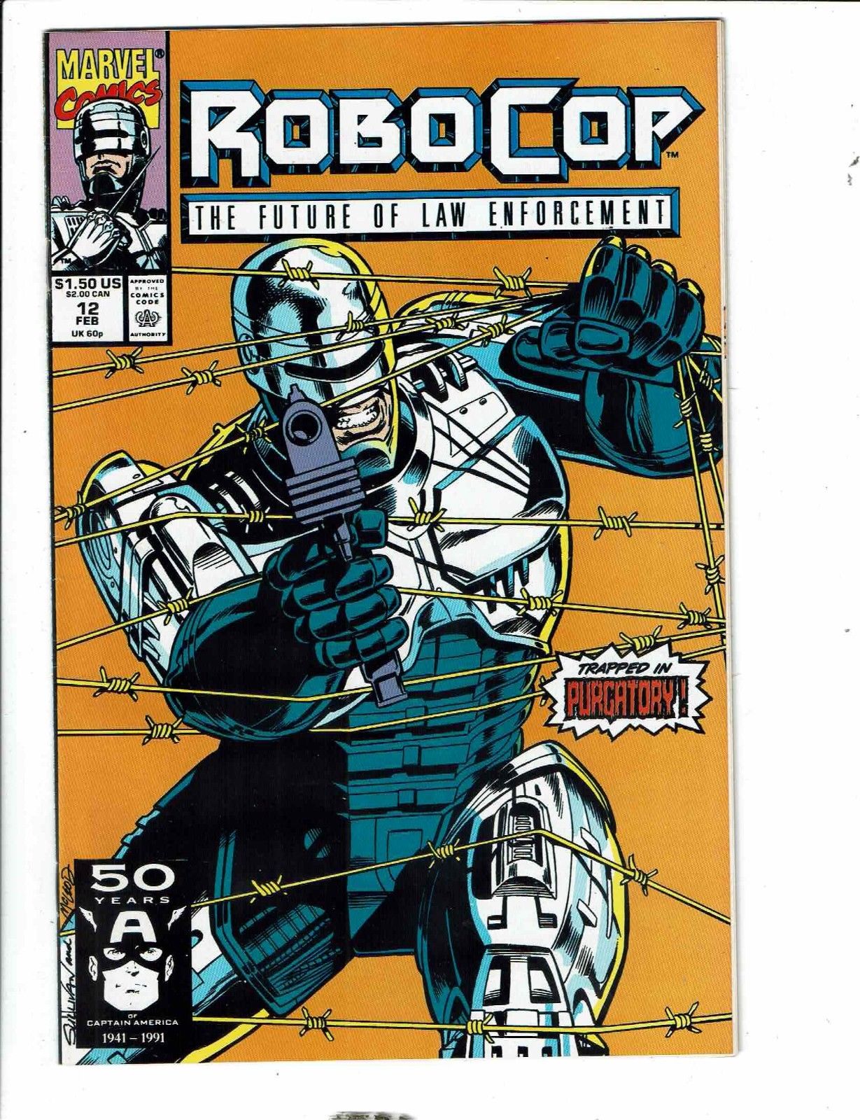 Lot Of 12 Robocop Marvel Comic Books # 12 13 14 15 16 17 18 19 20 21 22 ...