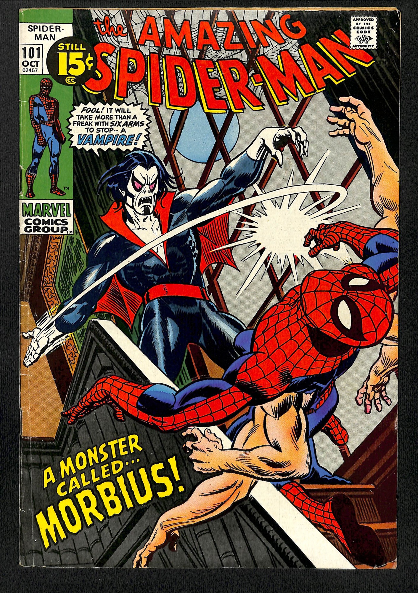Amazing Spider-Man #101 VG/FN 5.0 1st Morbius! Marvel Comics Spiderman ...