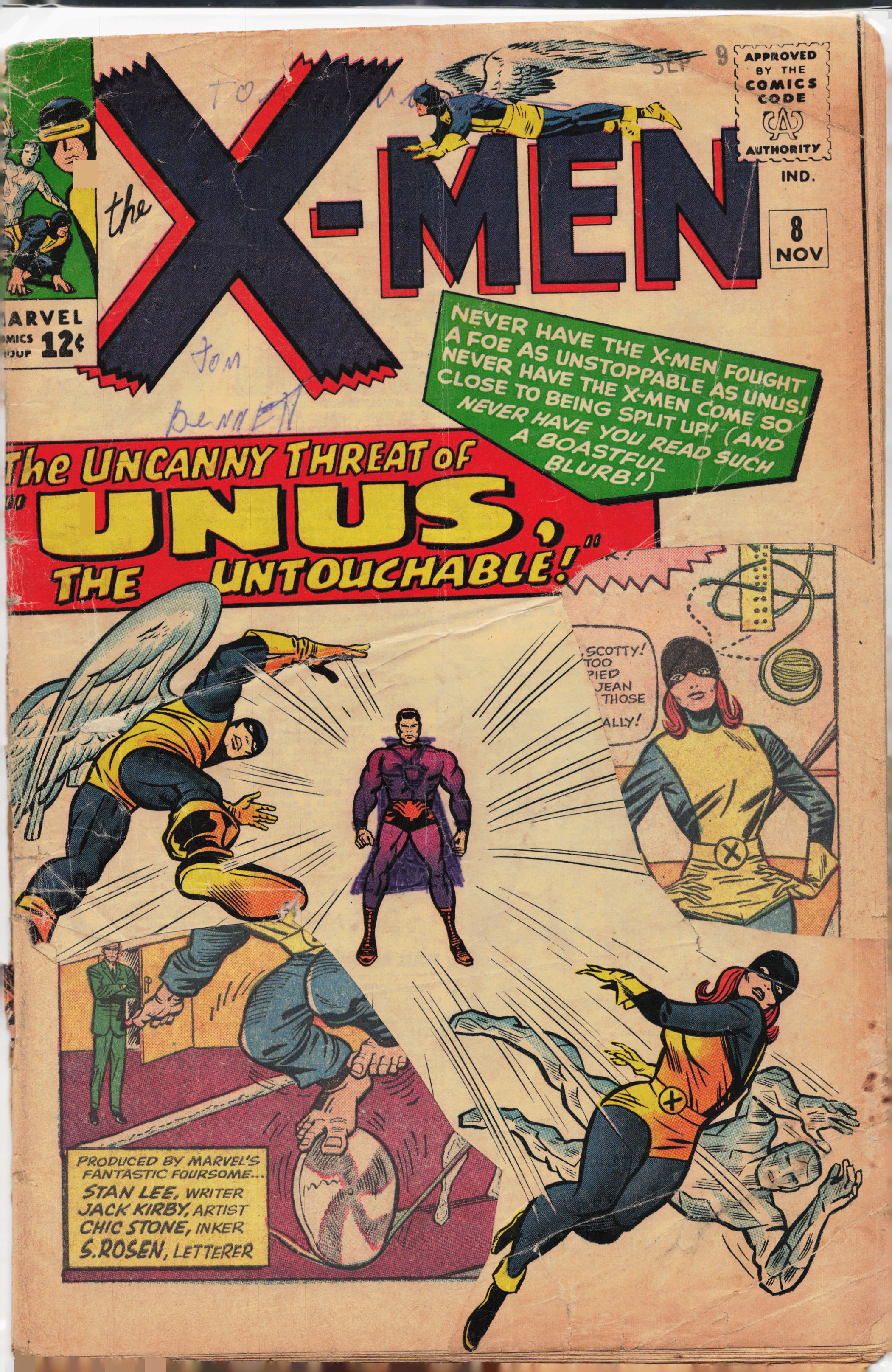 The X-Men #8 (1964) X-Men [Key Issue] | Comic Books - Silver Age, Marvel, X-Men, Superhero ...
