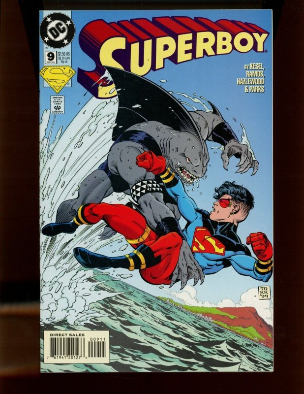 (1994) Superboy #9 - First Full Appearance of King Shark! (9.0/9.2 ...