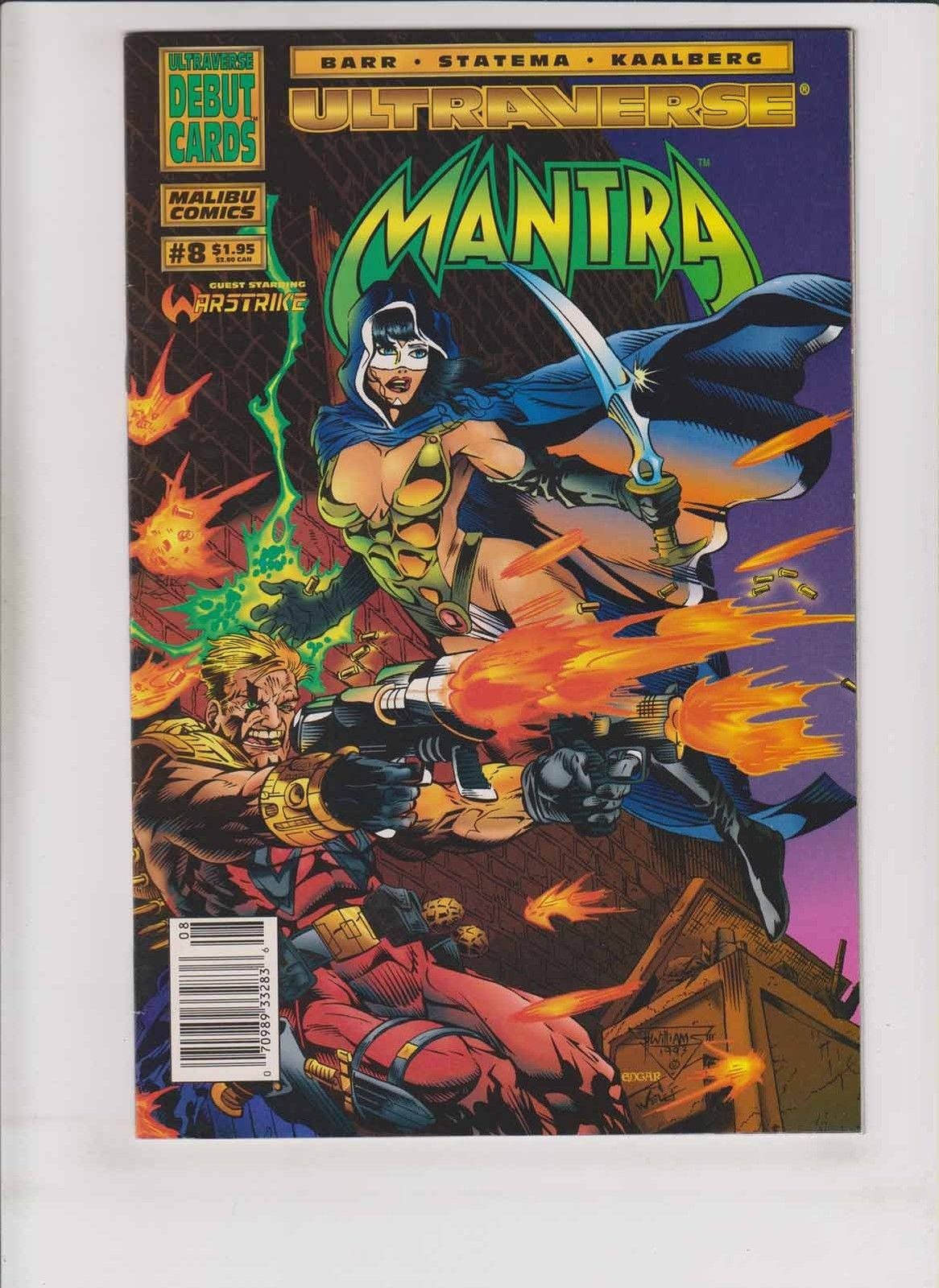 Mantra #8 VF- rare newsstand variant - all new cover - ultraverse ...