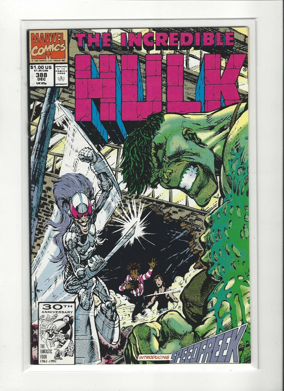 Incredible Hulk # 388 1st Speedfreek Peter David Dale Keown NM Marvel ...