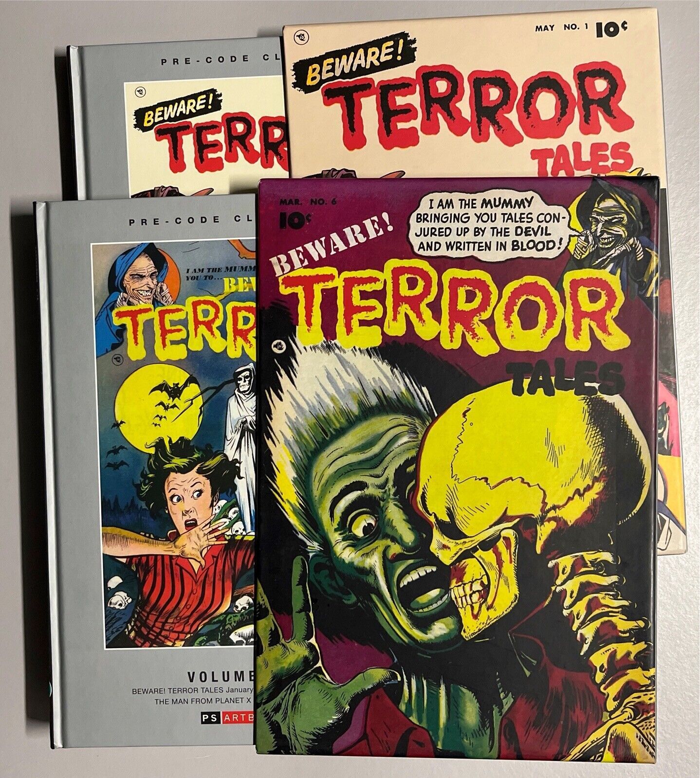Pre-Code Classics Beware Terror Tales HC Lot Complete Run Vol 1-2 Slipcase Ed | Comic Books ...