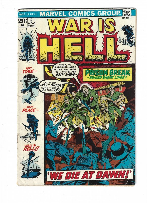 War is Hell #6 (1973) b1 | Comic Books - Bronze Age, Marvel, War / HipComic
